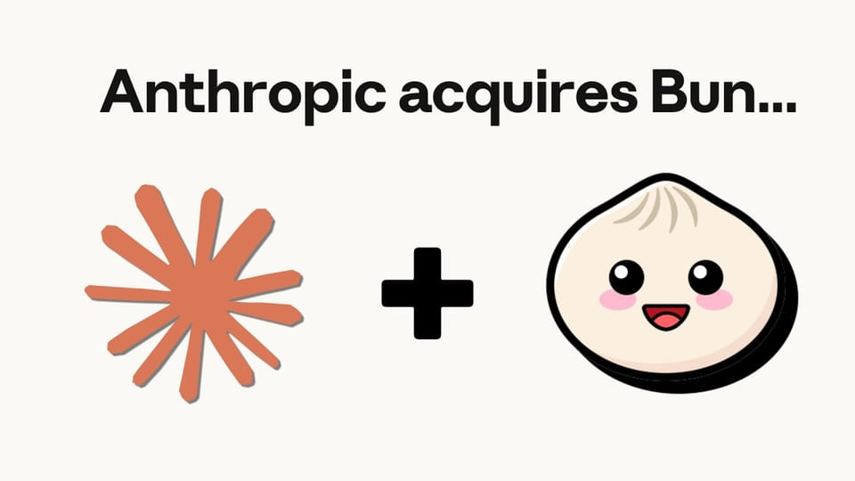 Anthropic 首度收購Bun！Claude Code年收入破10億美元，AI程式碼革命加速